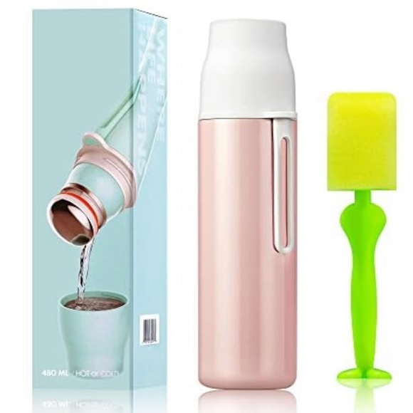 elegant life | Kitchen | Elegant Life 48ml Water Bottle Double Wall Ss Vacuum Insulated 242 ...